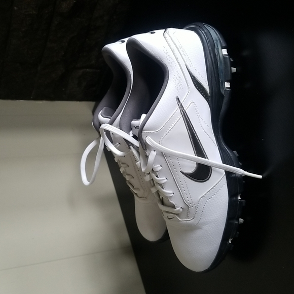 Nike | Shoes | Nike Mens Air Rival Golf Shoes White Black 37924191 Lace Up Low Top 8m | Poshmark